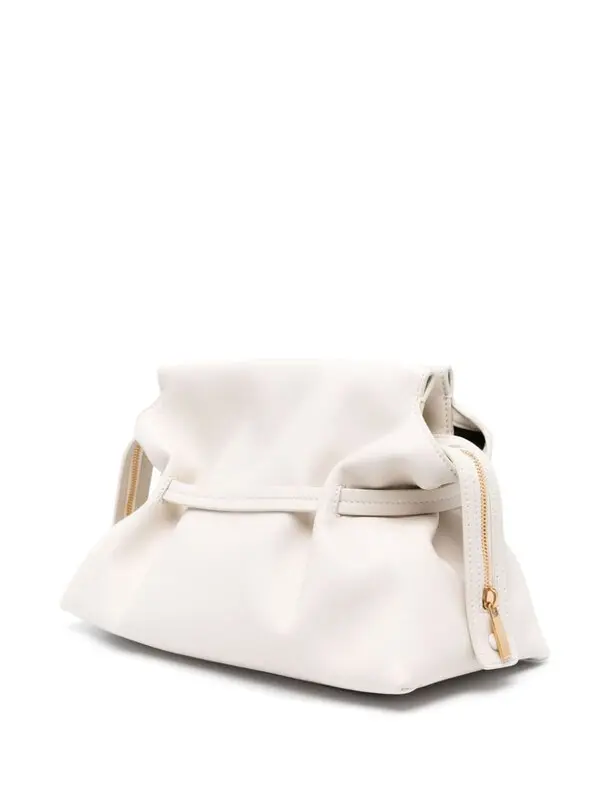 Off-White Zip Tie Clutch - Neutrals