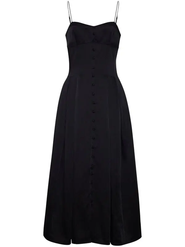 Adam Lippes Rickie Satin Midi Dress