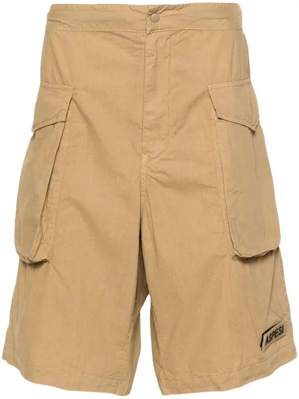 Aspesi Logo-patch Cargo Shorts