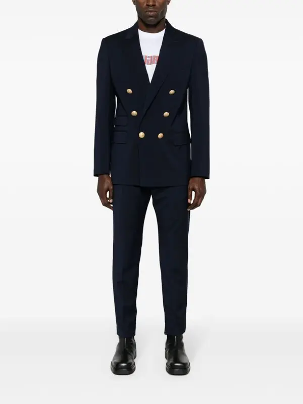 Dsquared2 Tapered Virgin Wool Trousers