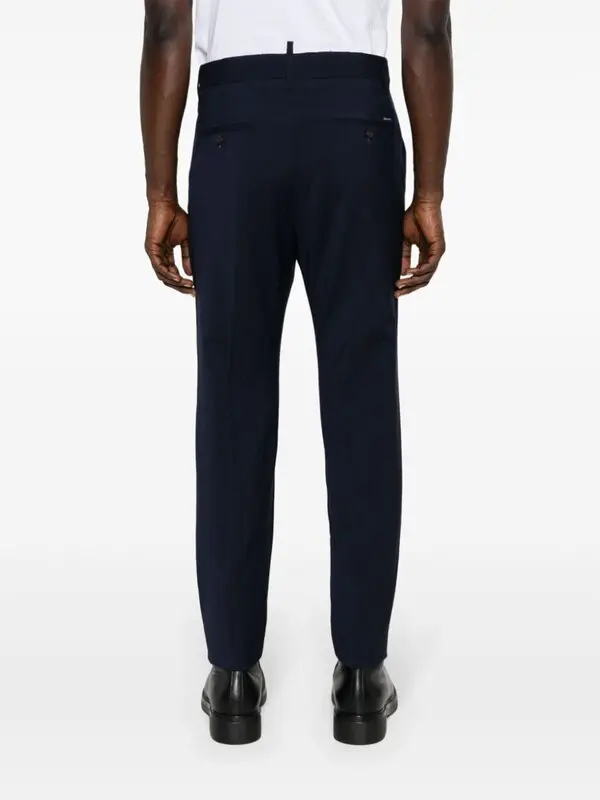 Dsquared2 Tapered Virgin Wool Trousers