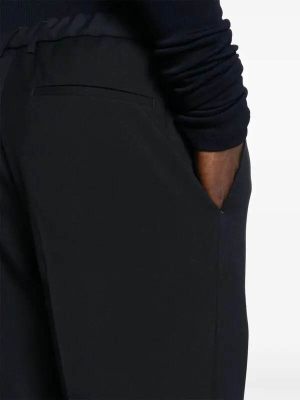 JIL SANDER Tapered-leg Cropped Trousers - Blue