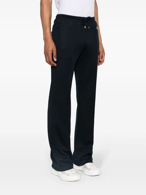 COURREGES Logo-patch Interlock Track Pants - Blue