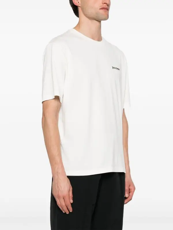 Palm Angels Embroidered-logo Cotton T-shirt
