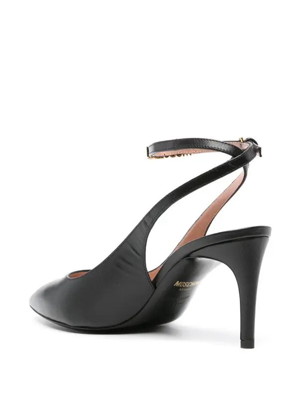 Moschino 80mm Leather Pumps