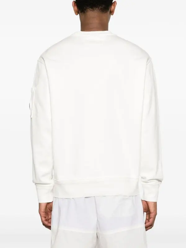 C.P. COMPANY Cotton Jersey Sweatshirt With Lens Detail