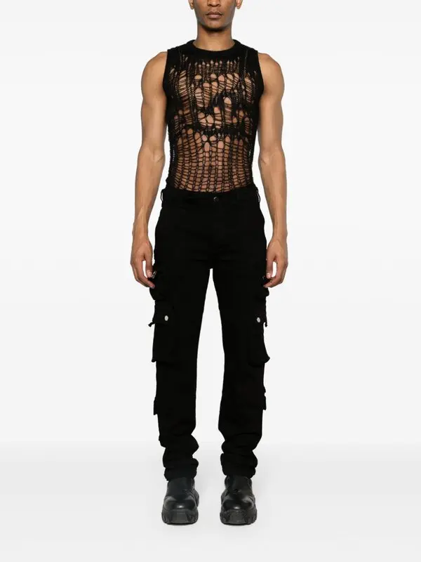 Rick Owens Open-knit Tank Top