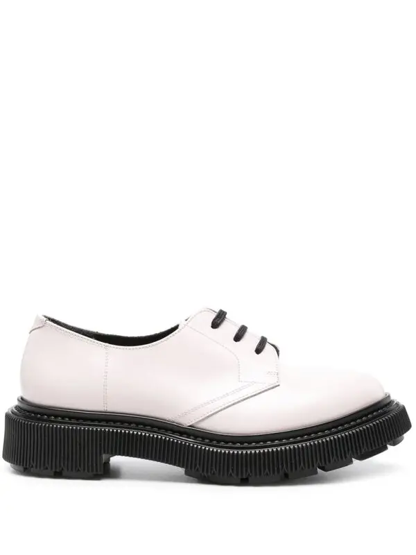 ADIEU PARIS Type 132 Leather Derby Shoes - Pink