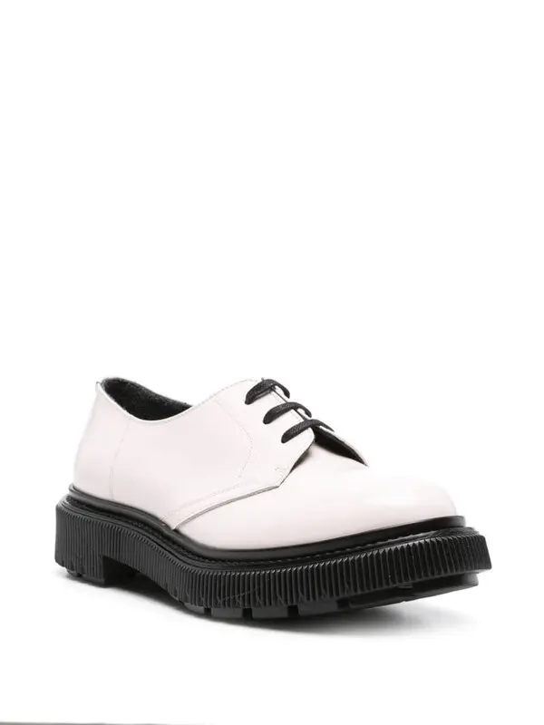 ADIEU PARIS Type 132 Leather Derby Shoes - Pink