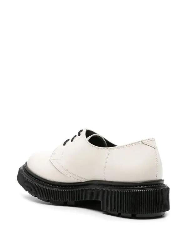 ADIEU PARIS Type 132 Leather Derby Shoes - White