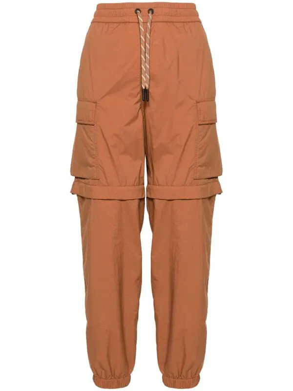 Moncler Detachable-leg Cargo Trousers - Brown