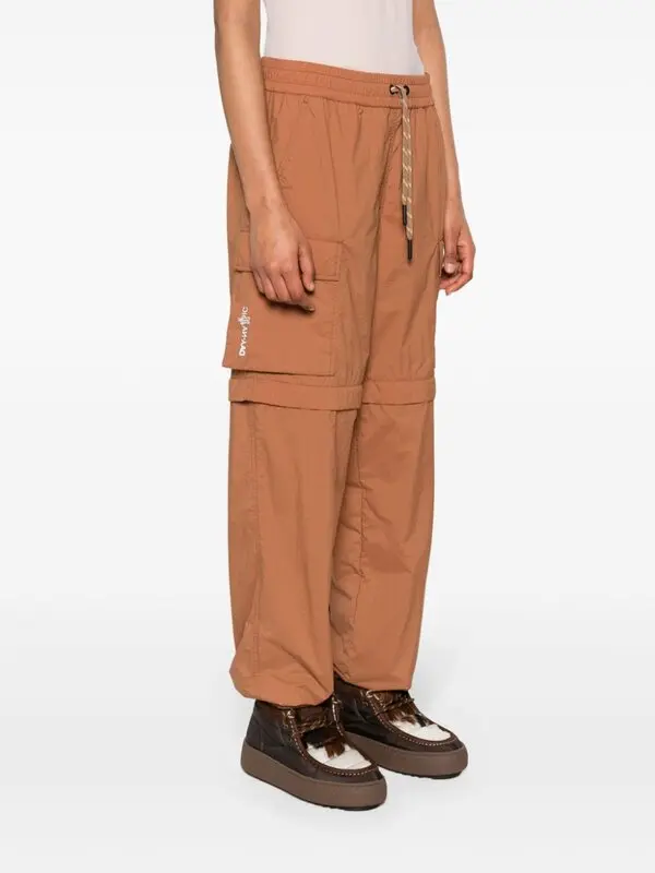 Moncler Detachable-leg Cargo Trousers - Brown
