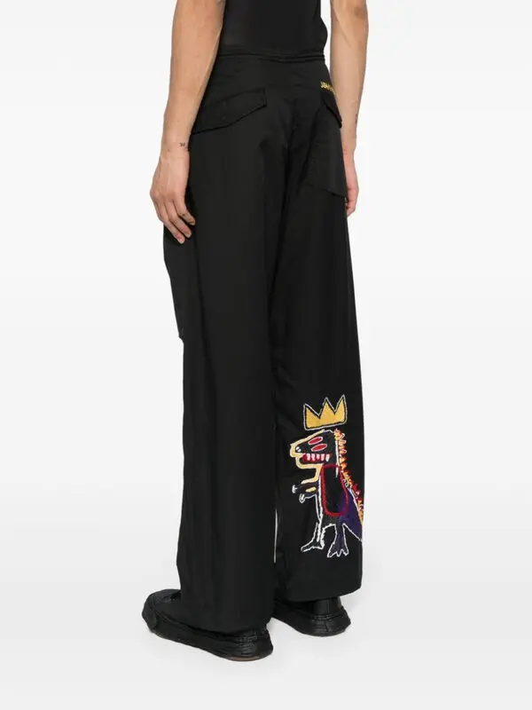 MAHARISHI X Jean-michel Basquiat Wide-leg Trousers
