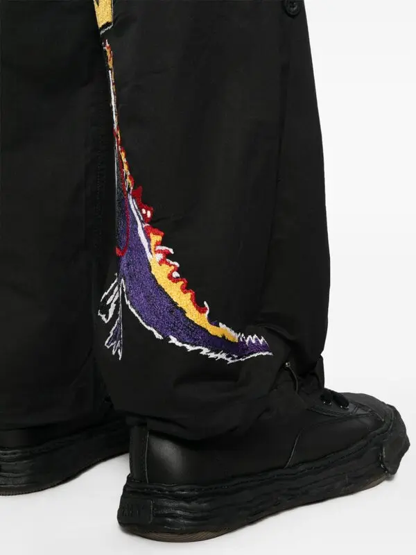 MAHARISHI X Jean-michel Basquiat Wide-leg Trousers