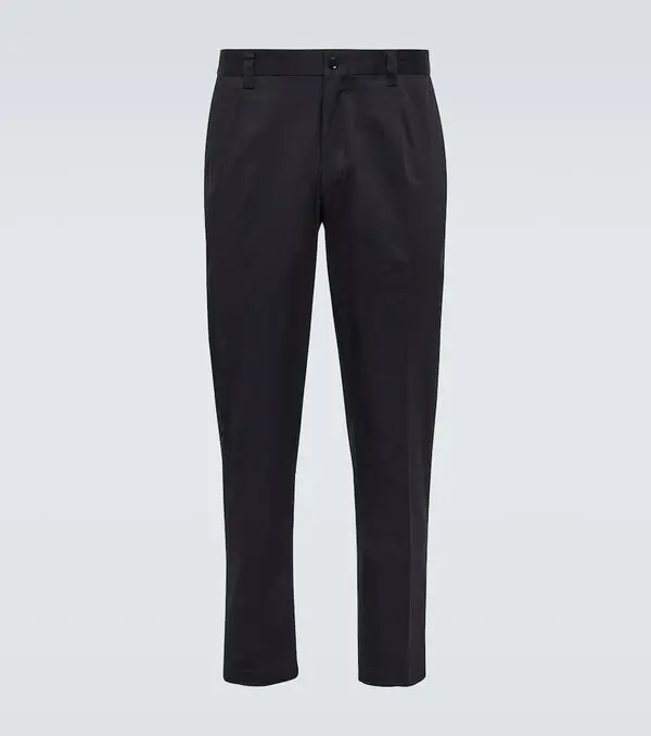Dolce & Gabbana Cotton-blend Suit Trousers - Blue