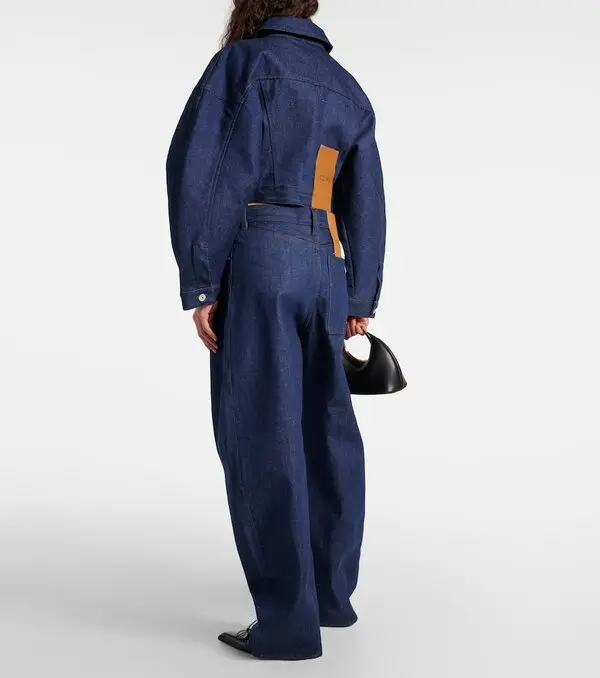 Jacquemus Ovalo High-rise Wide-leg Jeans