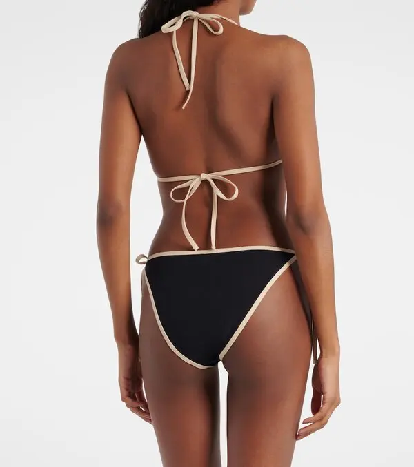 TOTEME Jersey Bikini Bottoms - Black