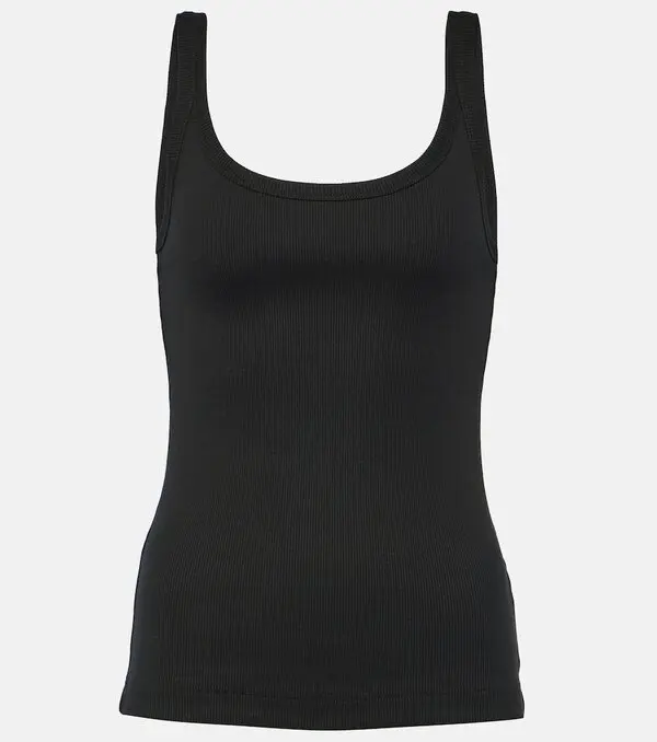 Dolce & Gabbana Ribbed-knit Cotton Tank Top - Black