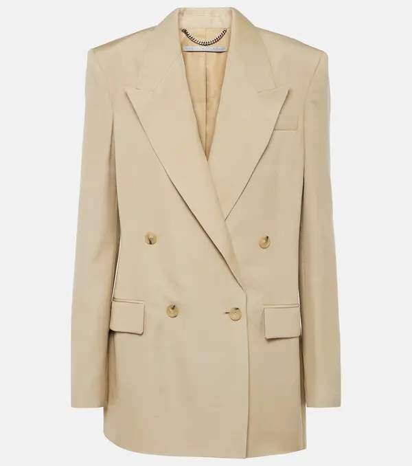 Stella McCartney Double-breasted Blazer - Beige