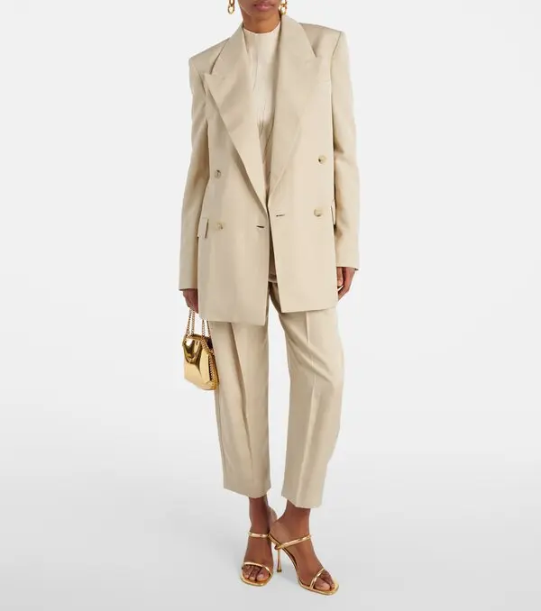 Stella McCartney Double-breasted Blazer - Beige