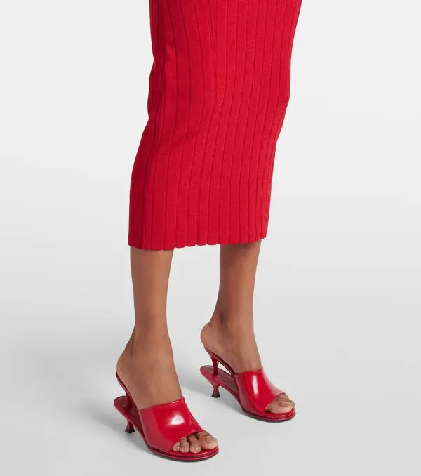 Jacquemus La Robe Sierra Midi Dress - Red