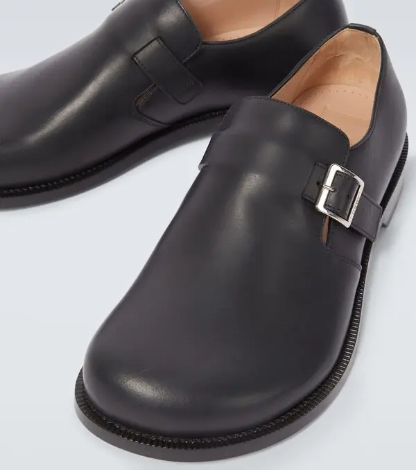 Loewe Campo Leather Derby Shoes