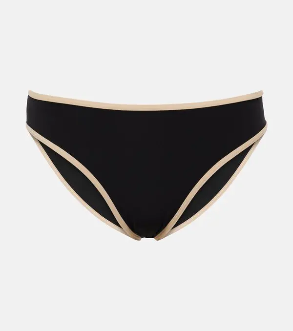 TOTEME Jersey Bikini Bottom - Black