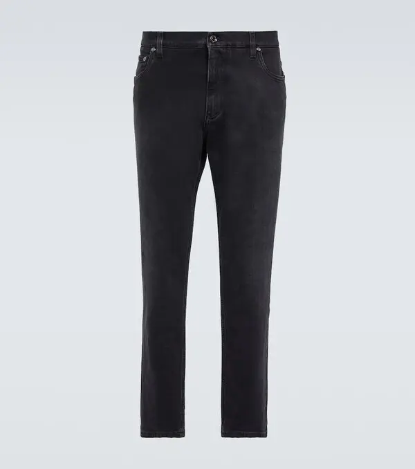 Dolce & Gabbana Straight Leg Jeans - Blue