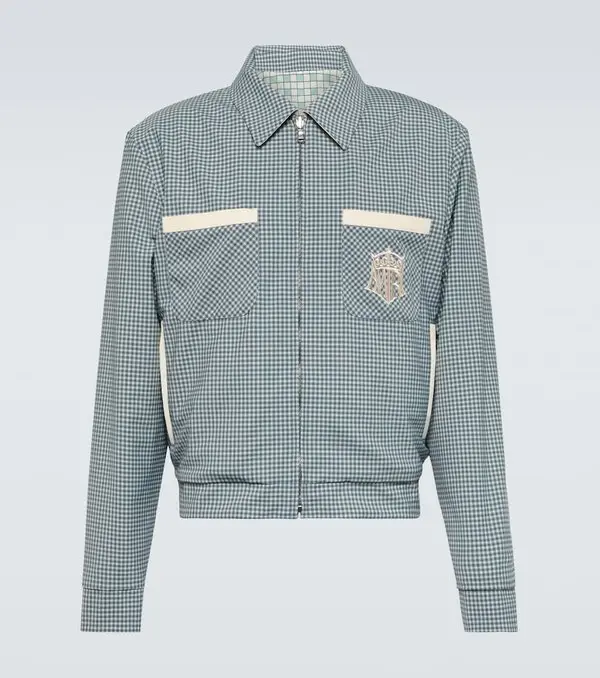 Amiri Reversible Checked Blouson - Green