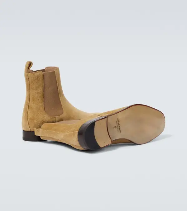 Manolo Blahnik Delsa Chelsea Boots