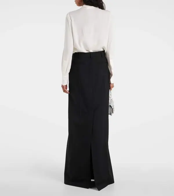 Valentino Garavani Wool-blend Maxi Skirt
