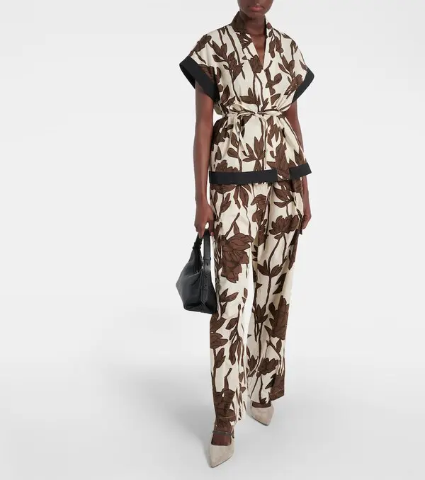 Brunello Cucinelli Floral Cotton Shirt - Multicoloured