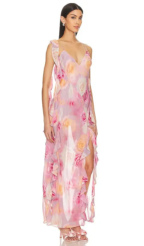 For Love & Lemons Beate Maxi Dress