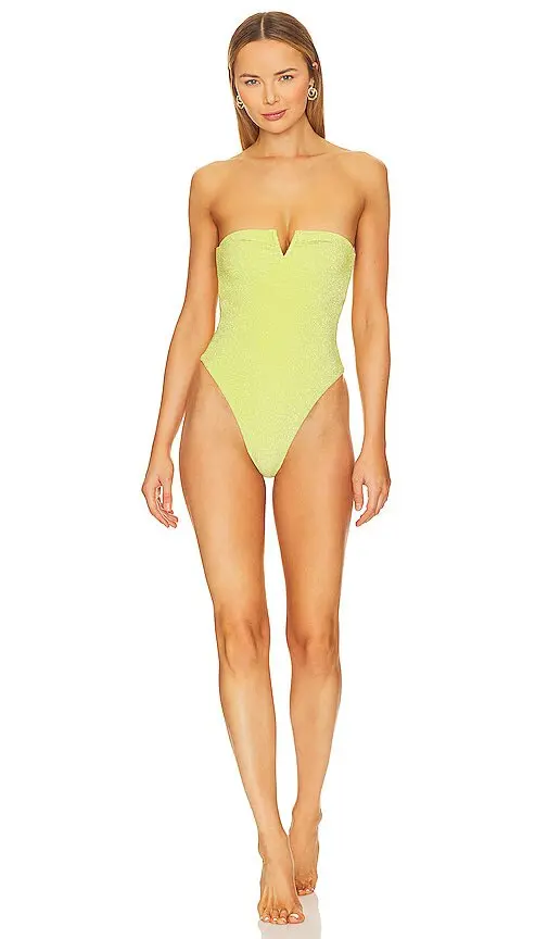 LOVERS AND FRIENDS One Piece With Metallic Threading And Convertible Straps
