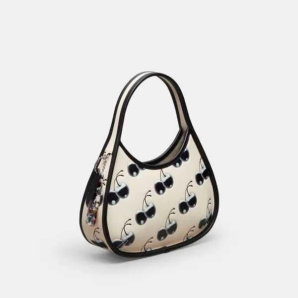 COACHTOPIA Ergo Shoulder Bag In Leather With Cherry Print
