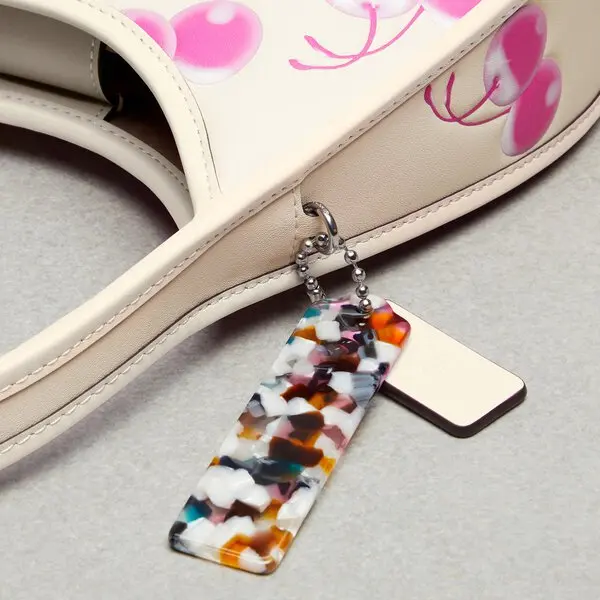 COACHTOPIA Ergo Shoulder Bag In Leather With Cherry Print