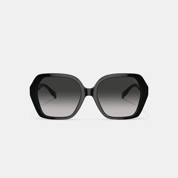 COACH Signature Ombré Geometric Square Sunglasses
