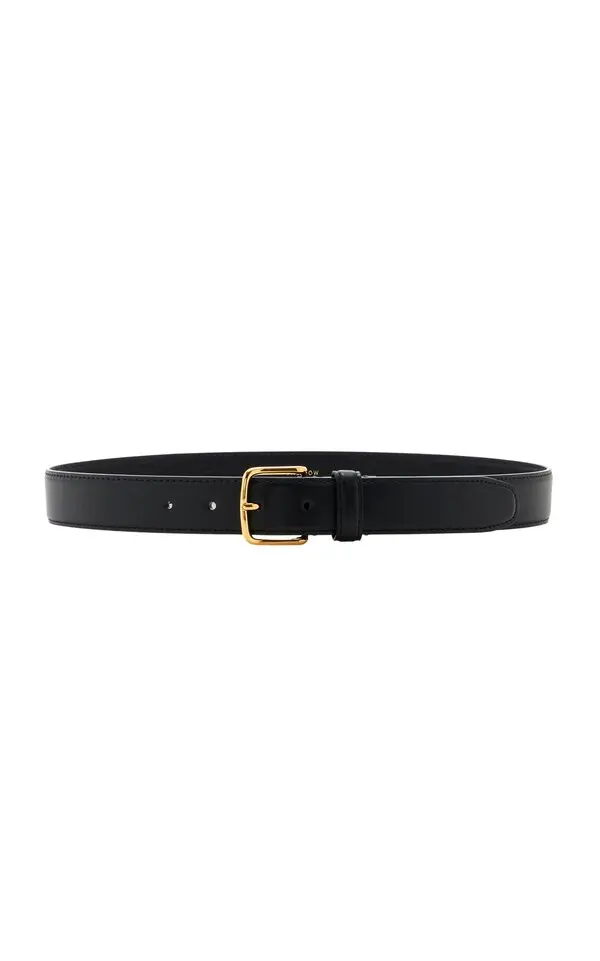 THE ROW Classic Leather Belt - Gold