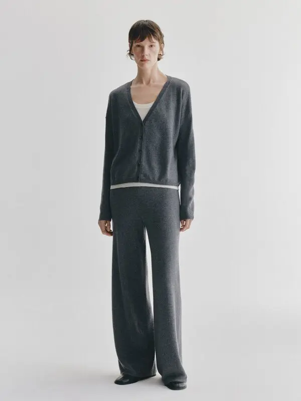 LISA YANG The Abby Cashmere Cardigan - Graphite