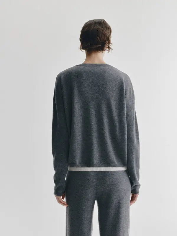 LISA YANG The Abby Cashmere Cardigan - Graphite