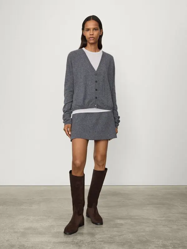 LISA YANG STORE The Abby Cardigan - Graphite