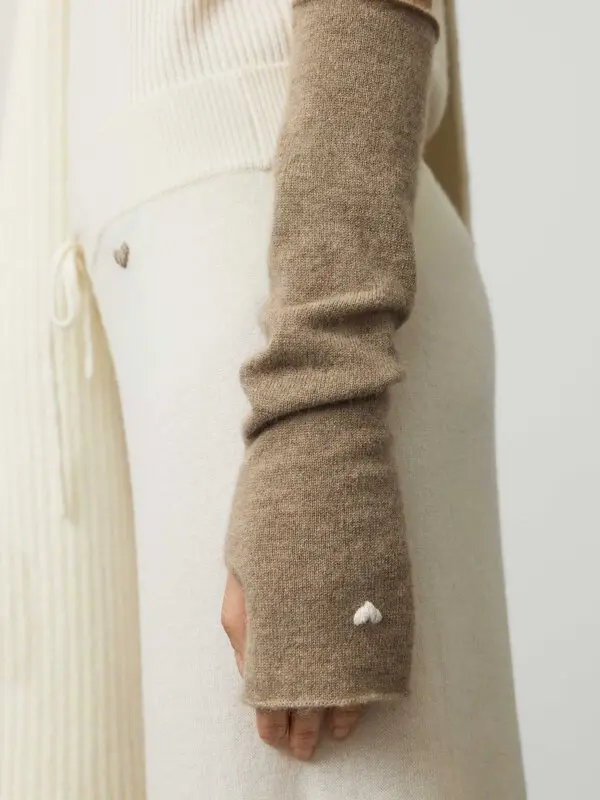 LISA YANG Aspen Arm Warmers - Mole