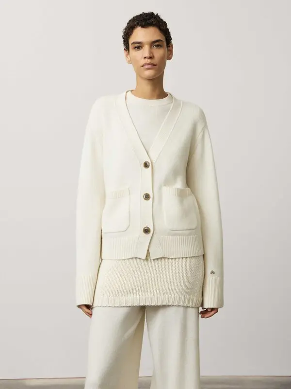 LISA YANG STORE The Danni Cashmere Cardigan - Cream