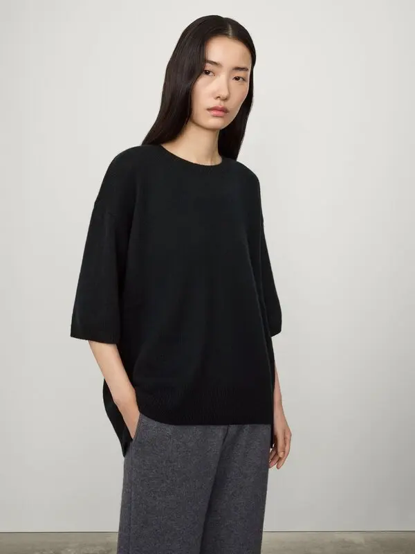 LISA YANG Camille Sweater - Black