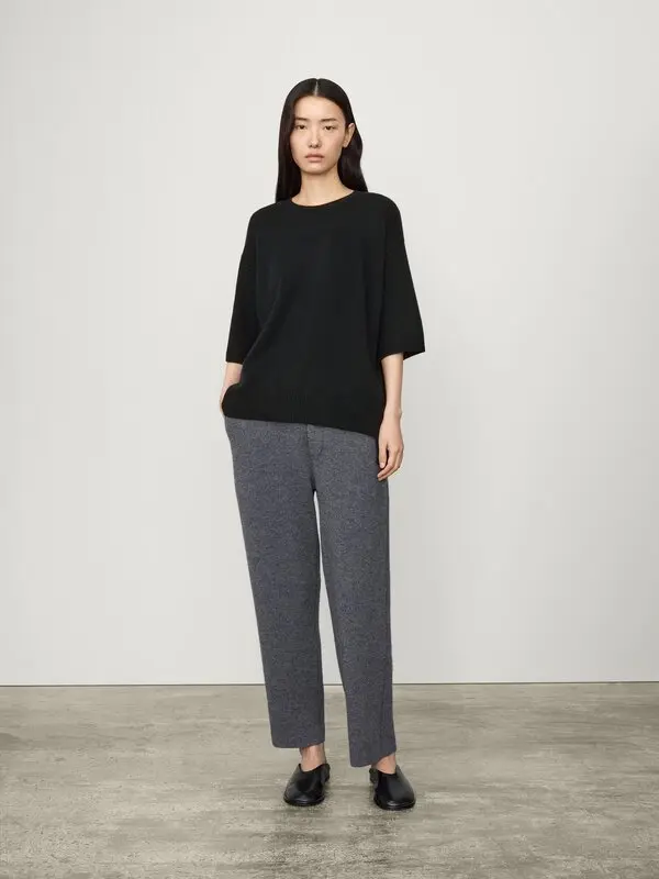 LISA YANG Camille Sweater - Black