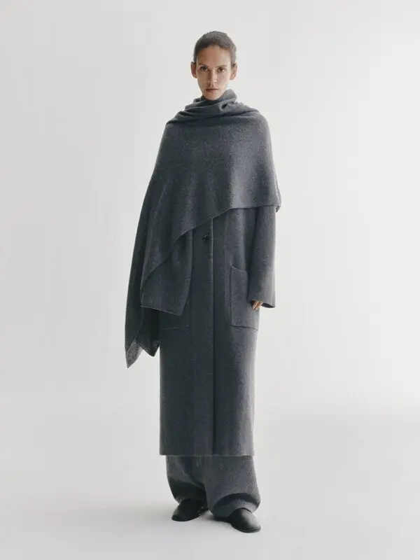 LISA YANG Paris Scarf - Graphite
