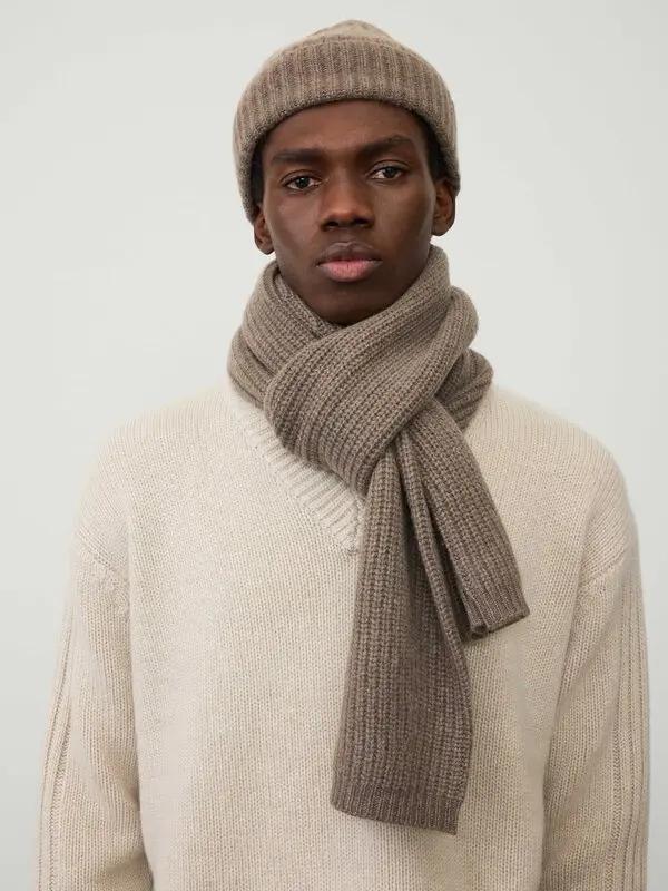 LISA YANG Marseille Scarf - Truffle