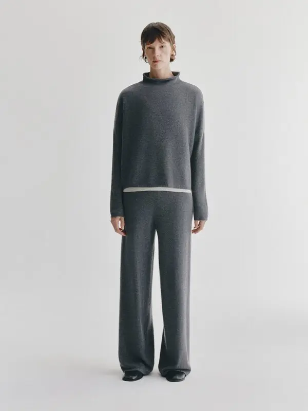 LISA YANG Sandy Cashmere Sweater - Graphite