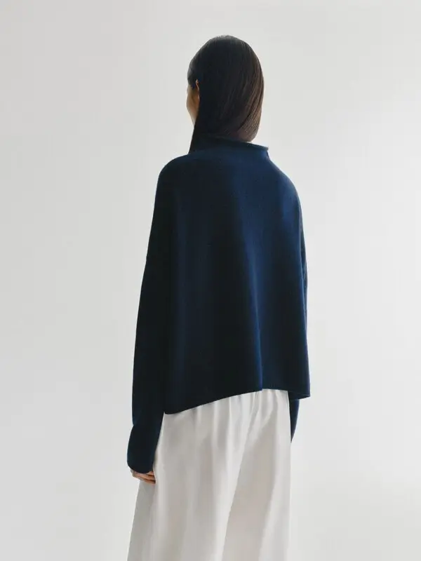 LISA YANG The Sandy Sweater - Navy