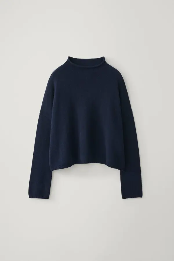 LISA YANG STORE The Sandy Sweater - Navy